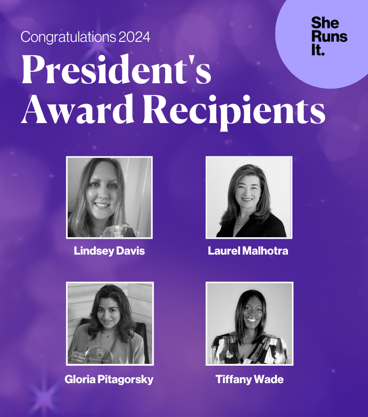 2024 President's Award Winners Video - She Runs It